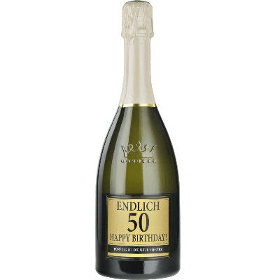 Geschenkidee Prosecco 50 Geburtstag Fünfzig ist die neue Vierzig Jetzt ...
